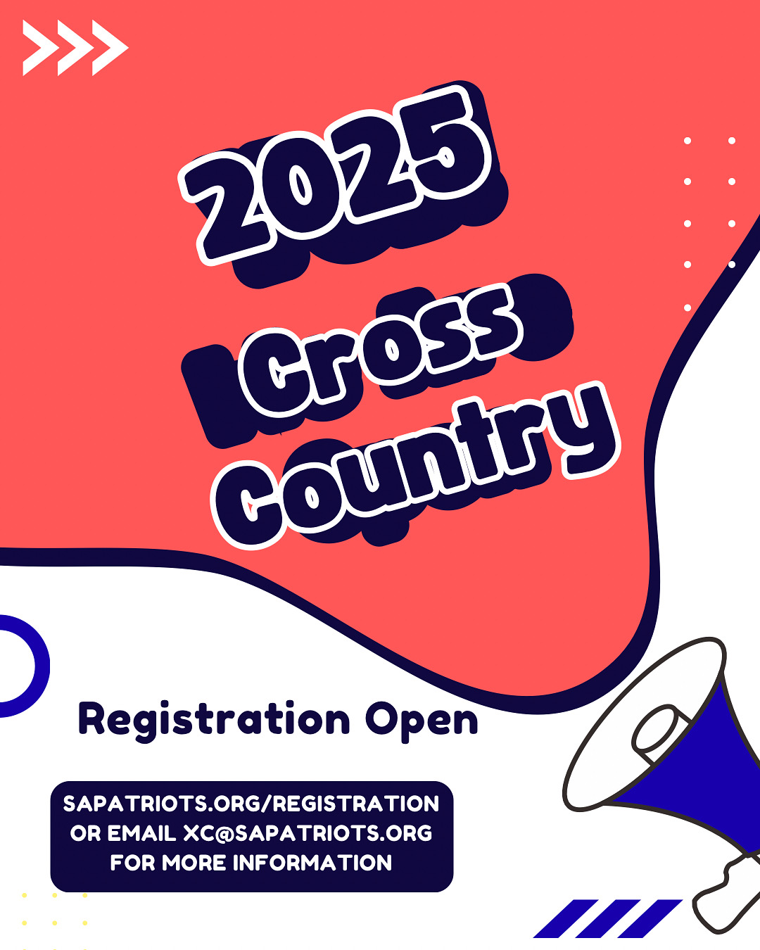 2025 Patriots Cross Country Registration is open!! – San Antonio Patriots